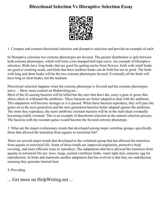 Third Person Essay Example StudyHippo.C | PDF | Genetics | Science