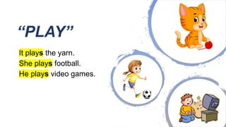 Third person singular - Grammar | PPTX