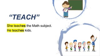 Third person singular - Grammar | PPTX