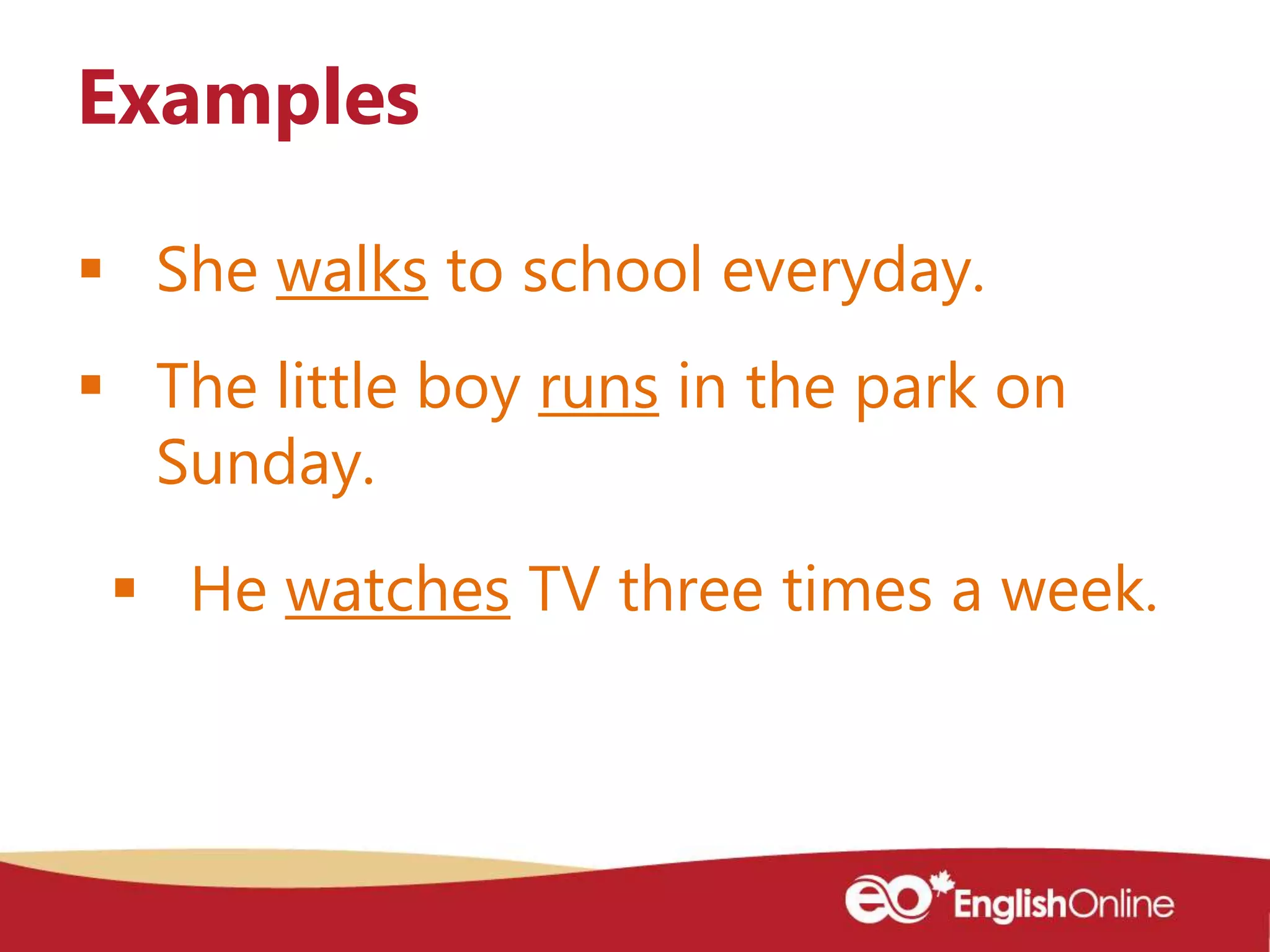 Third person verbs | PPTX