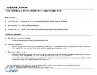 Third point sotheby's presentation | PDF
