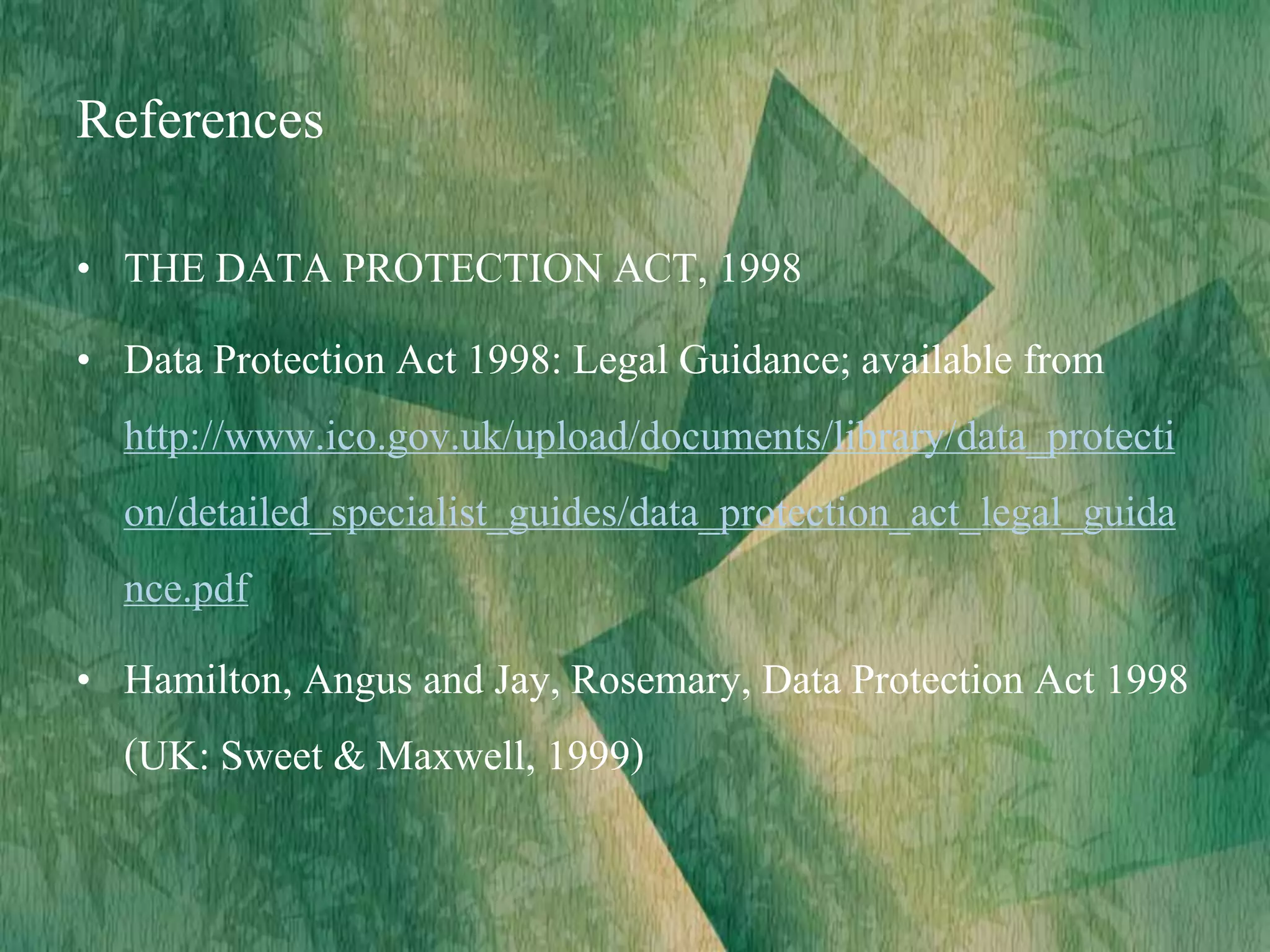 Third Principle Of The Data Protection Act, 1998 (Uk) | PPT