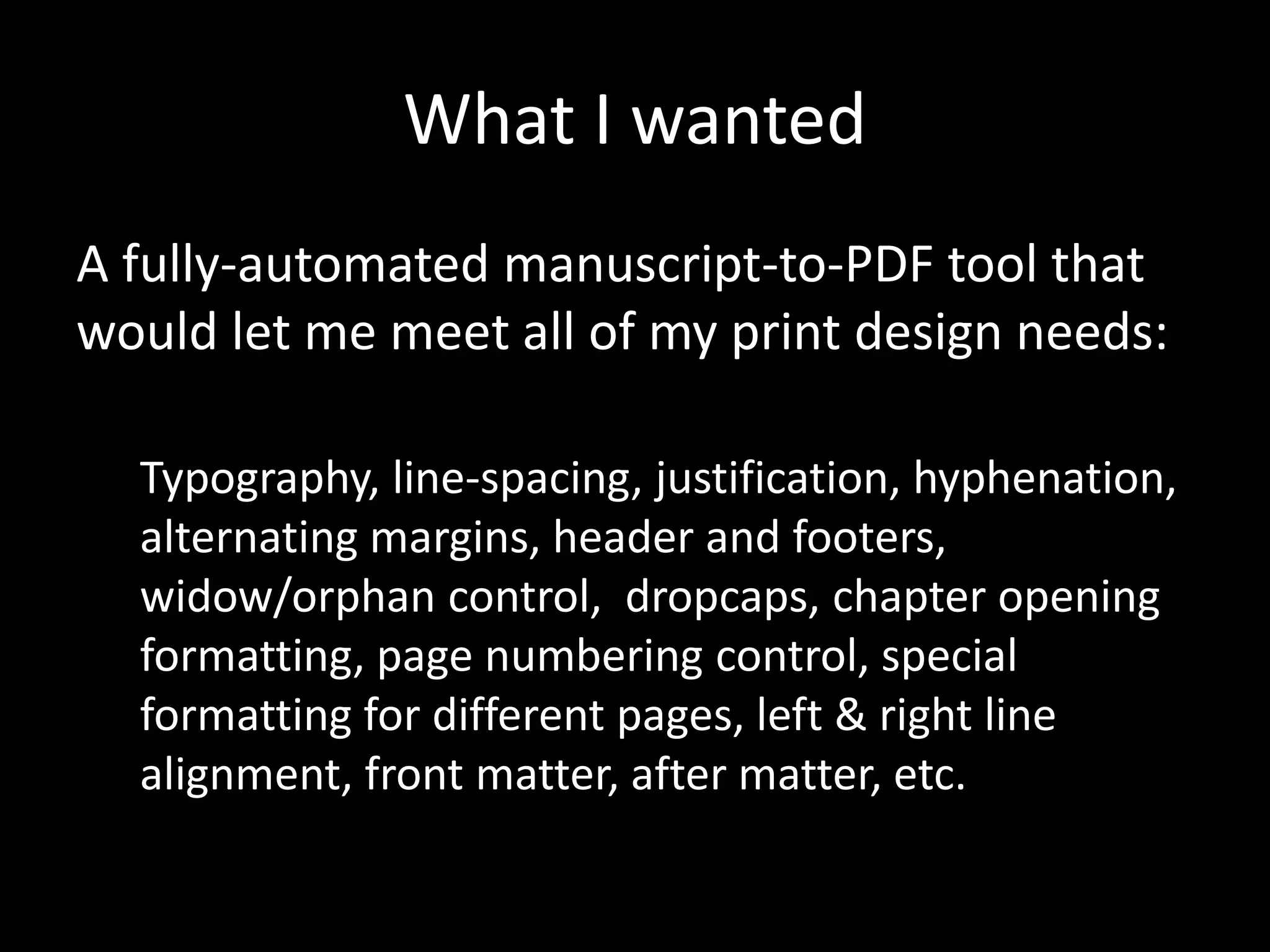The Third Screen Using Htmlcss To Format For Print Ppt