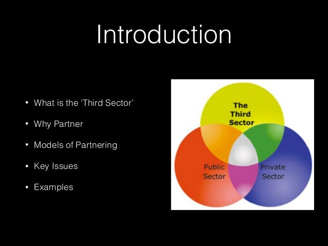 Third sector partnering