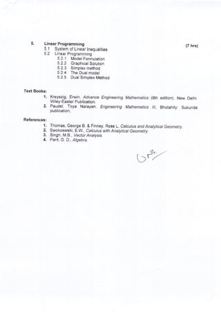 Third semester(pokhara university) | PDF