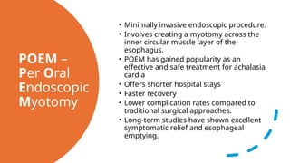 Third Space Endoscopy recent advances in the field | PPTX