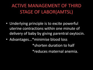 Third stage of labor | PPTX