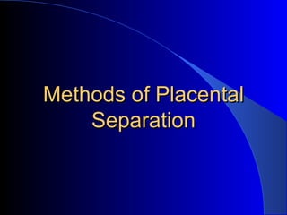 Third stage of labor for undergraduate | PPT