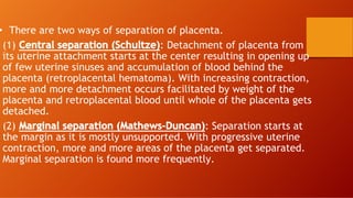 Third stage of labour.pdf | Pregnancy | Reproductive Health