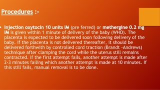 Third stage of labour.pdf | Pregnancy | Reproductive Health