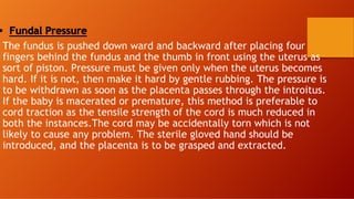 Third stage of labour.pdf | Pregnancy | Reproductive Health