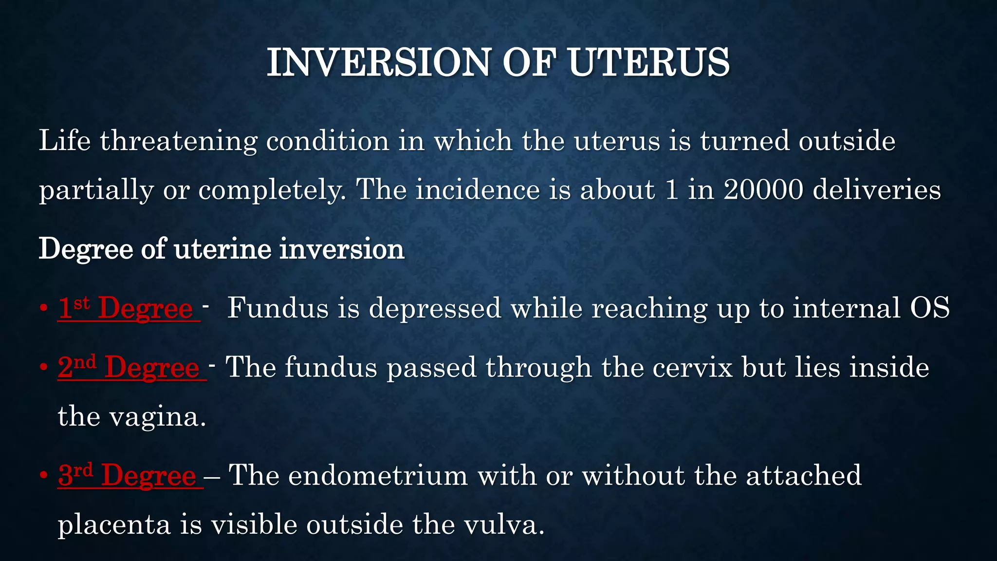 Third stage of labor and its management | PPTX