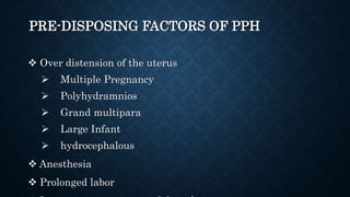Third stage of labor and its management | PPTX