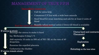Third stage of labor and its management | PPTX