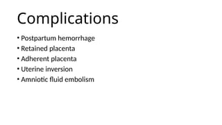 Third stage of labour complications.pptx