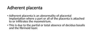 Third stage of labour complications.pptx