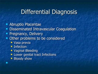Third trimester Bleeding | PPT