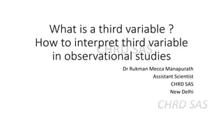 Third variable | PPT