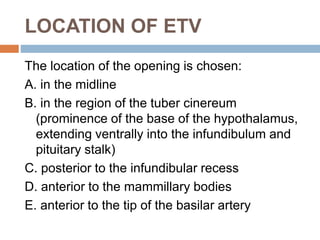 Third ventricle surgical anatomy and approaches | PPTX