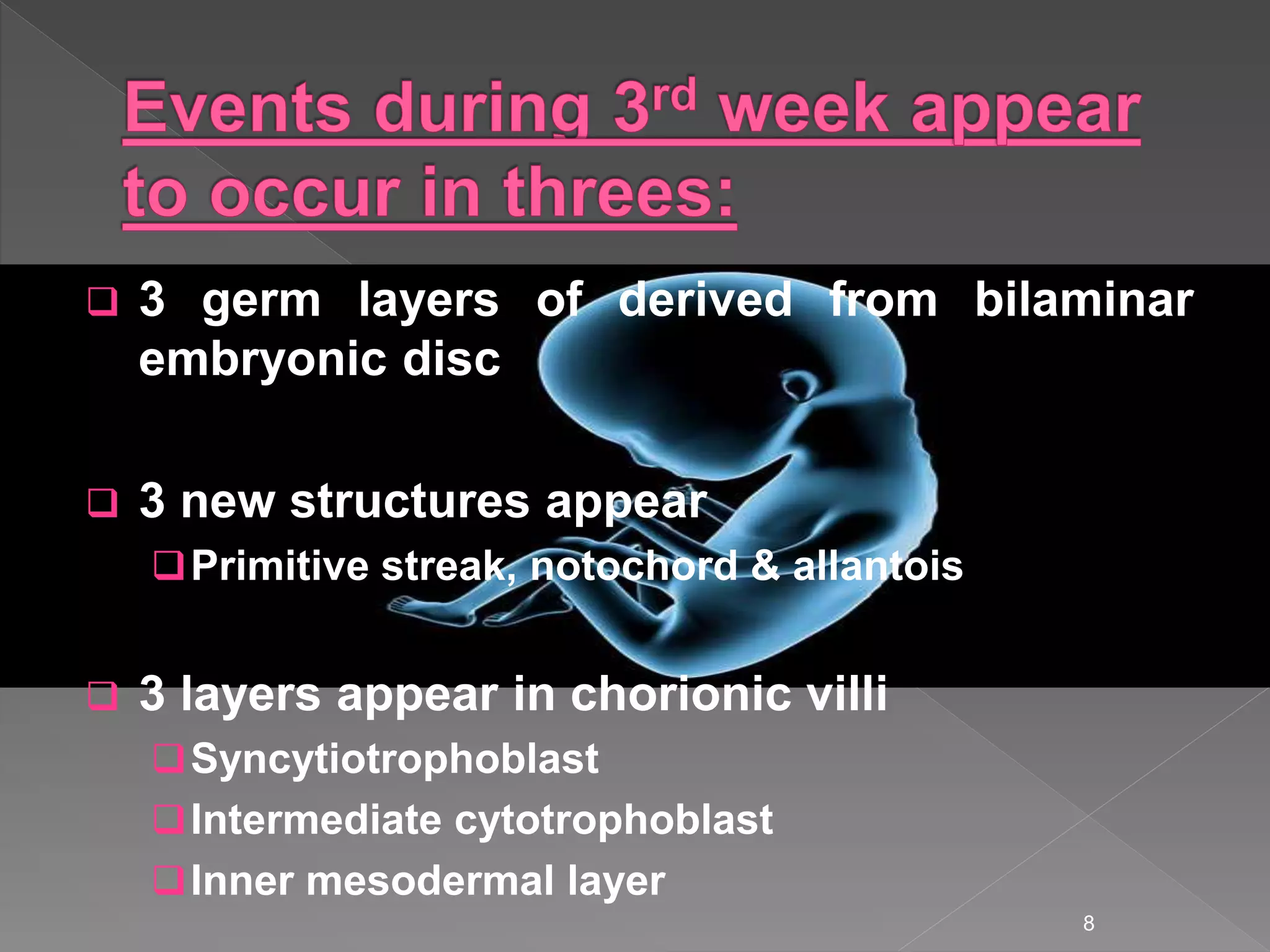 Third week of human development | PPTX