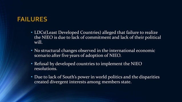 Third World Economic Order | PPTX