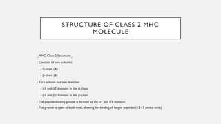 Major Histocompatibility - Complex -Immune system | PPTX