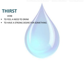 Thirst | PPTX