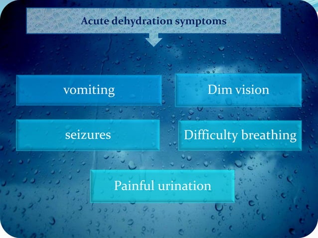 Thirst mechanism during dehydration | PPTX