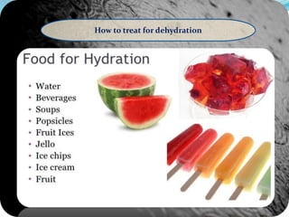 Thirst mechanism during dehydration | PPTX