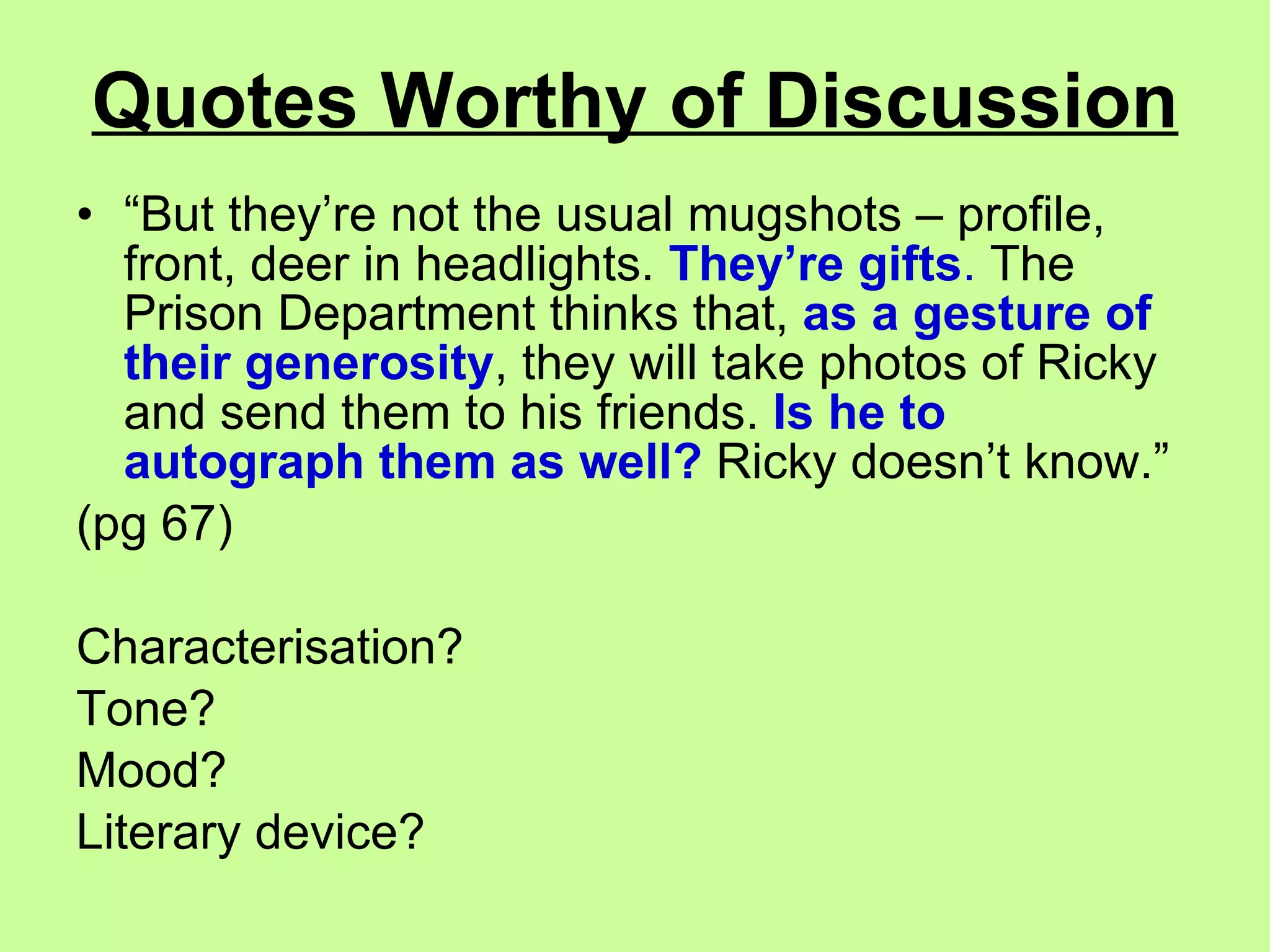 Thirteen Ways Of Looking | PPT