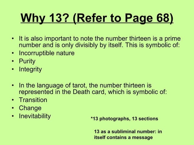 Thirteen Ways Of Looking | PPT