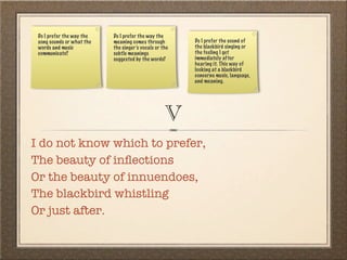 Thirteen Ways of Looking at a Blackbird | KEY