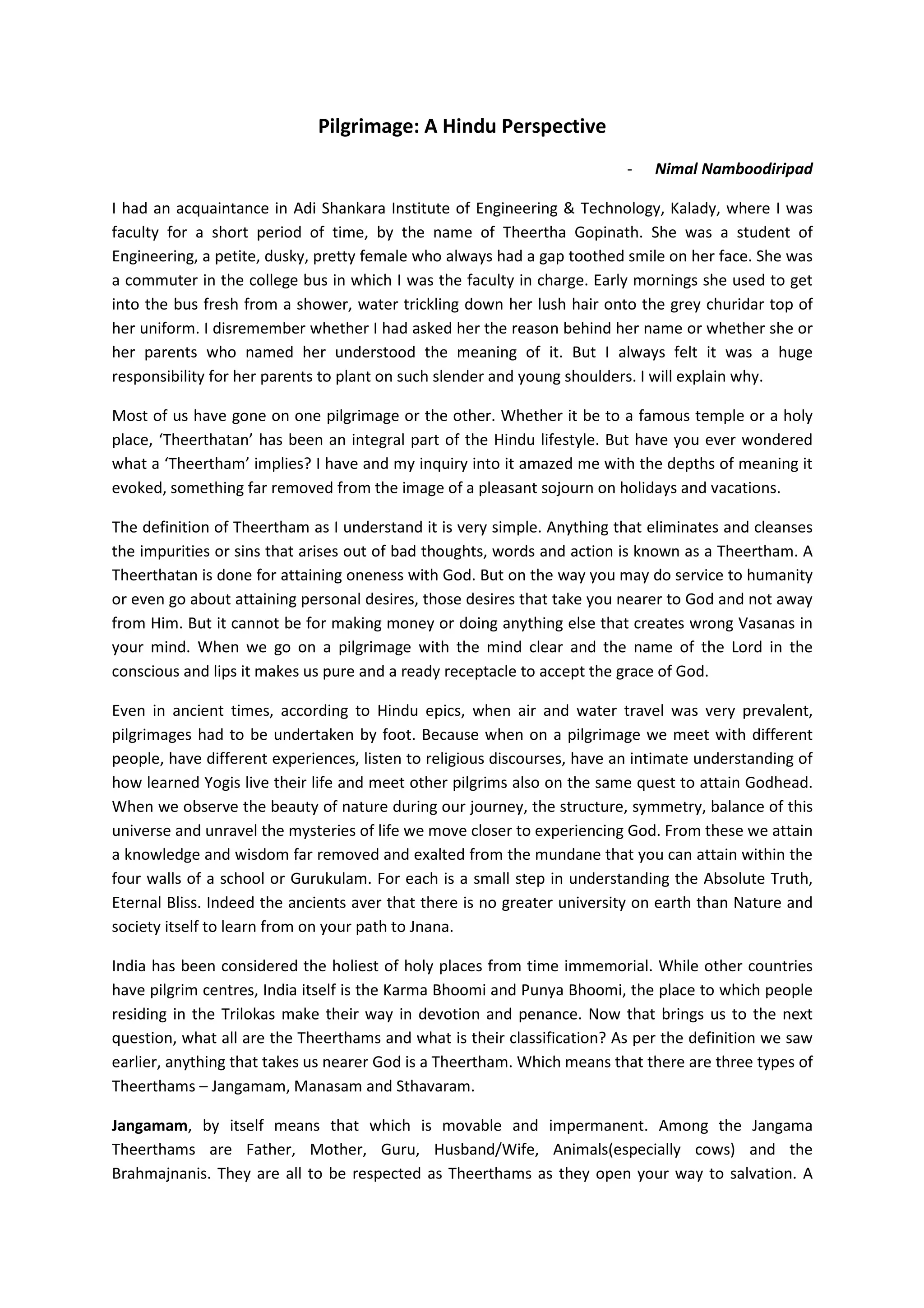 Thirtha | PDF