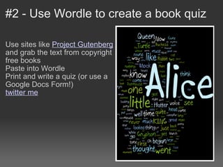 38 intersting ways to use Wordle in the classroom | PPT