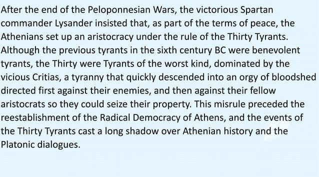 Thirty Tyrants Ruling Athens After Spartan Victory in the Peloponnesian ...