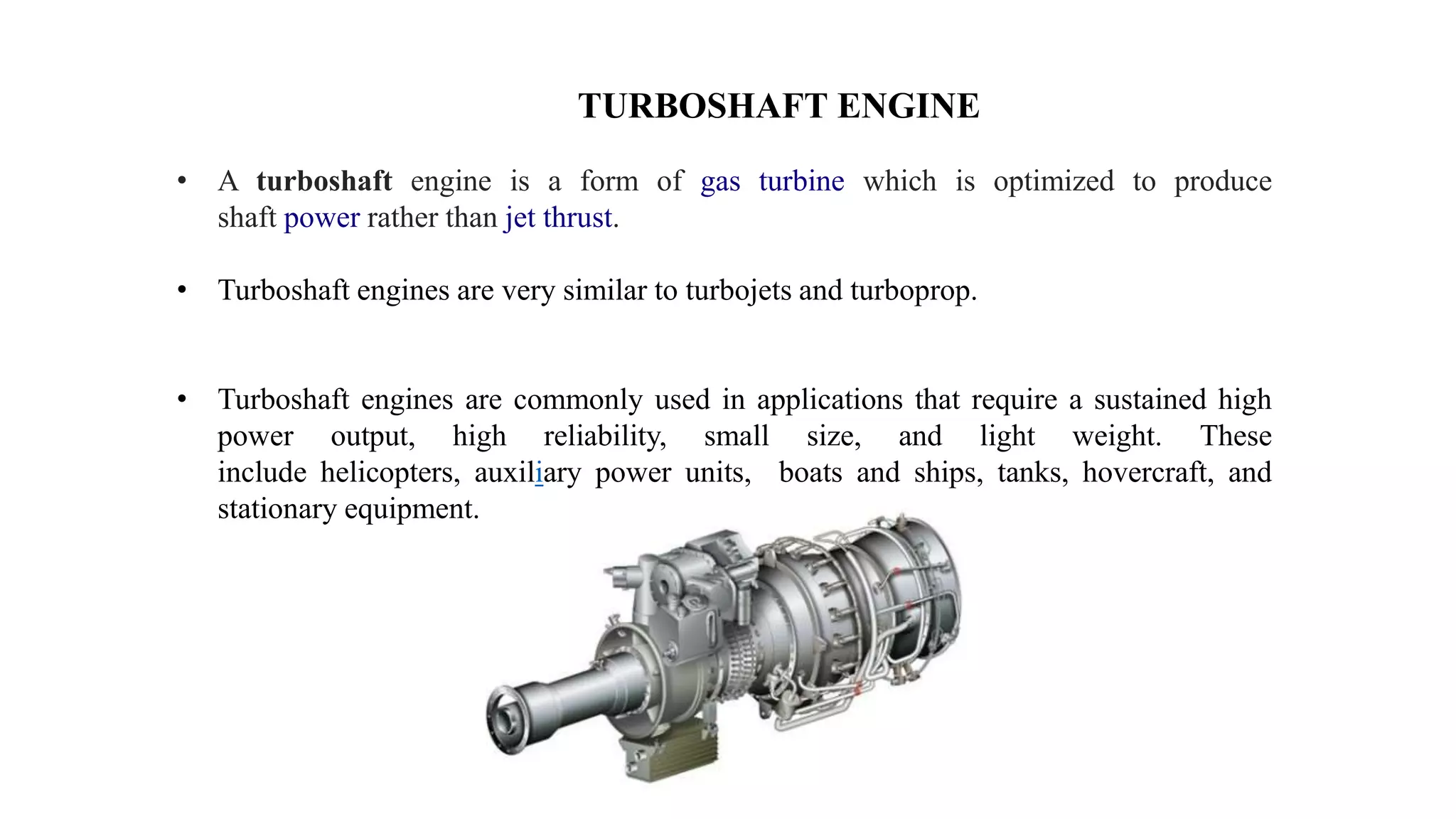 TURBO SHAFT ENGINE | PPTX