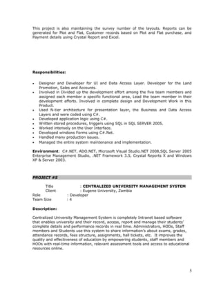 Thiruthuvadoss profile | DOC | Databases | Computer Software and Applications