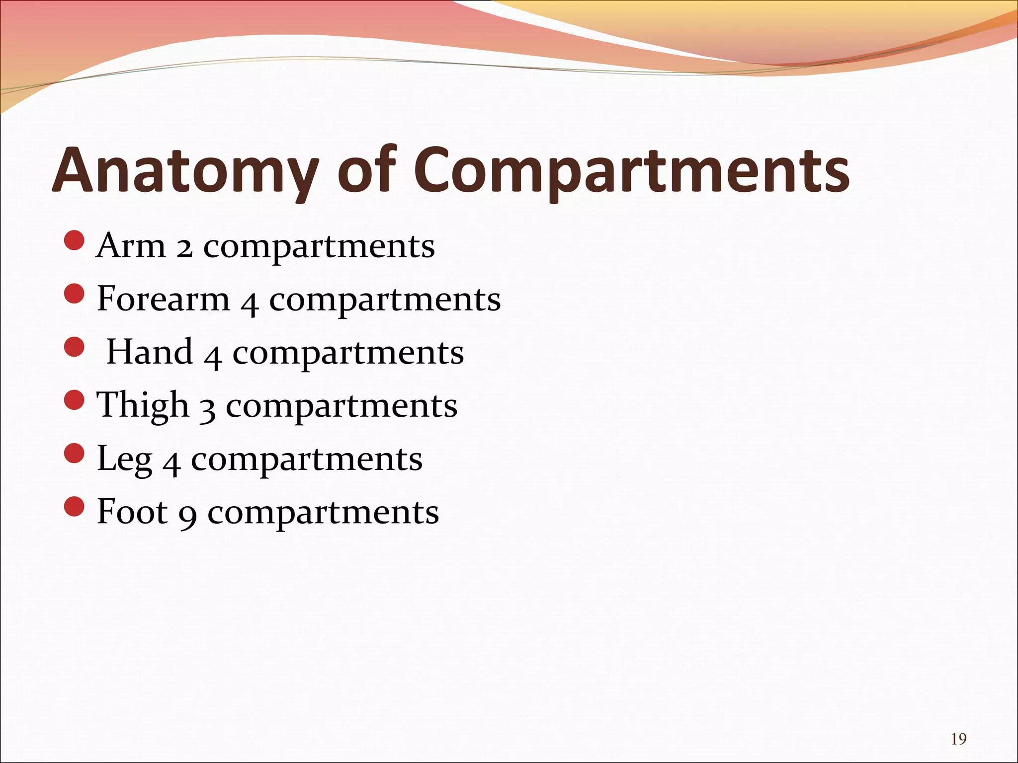 Compartment syndrome, acute, chronic, anatomy and operation | PPT