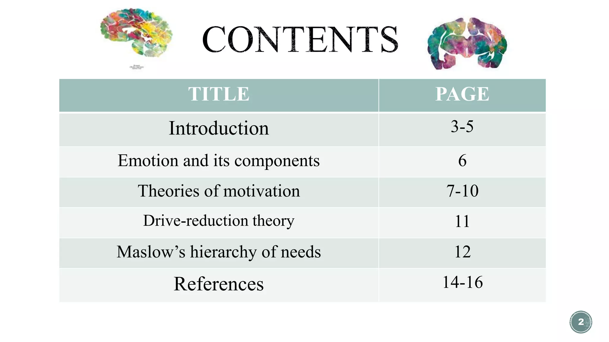 Motivation and Emotion | PPTX