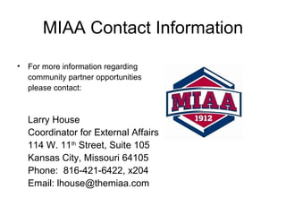 This is the MIAA | PPT