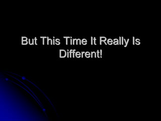 But This Time Its Different | PDF