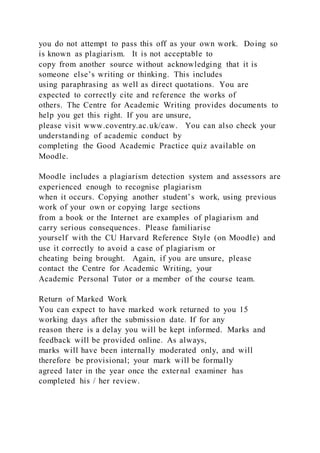This document is for Coventry University students for their ow | DOCX