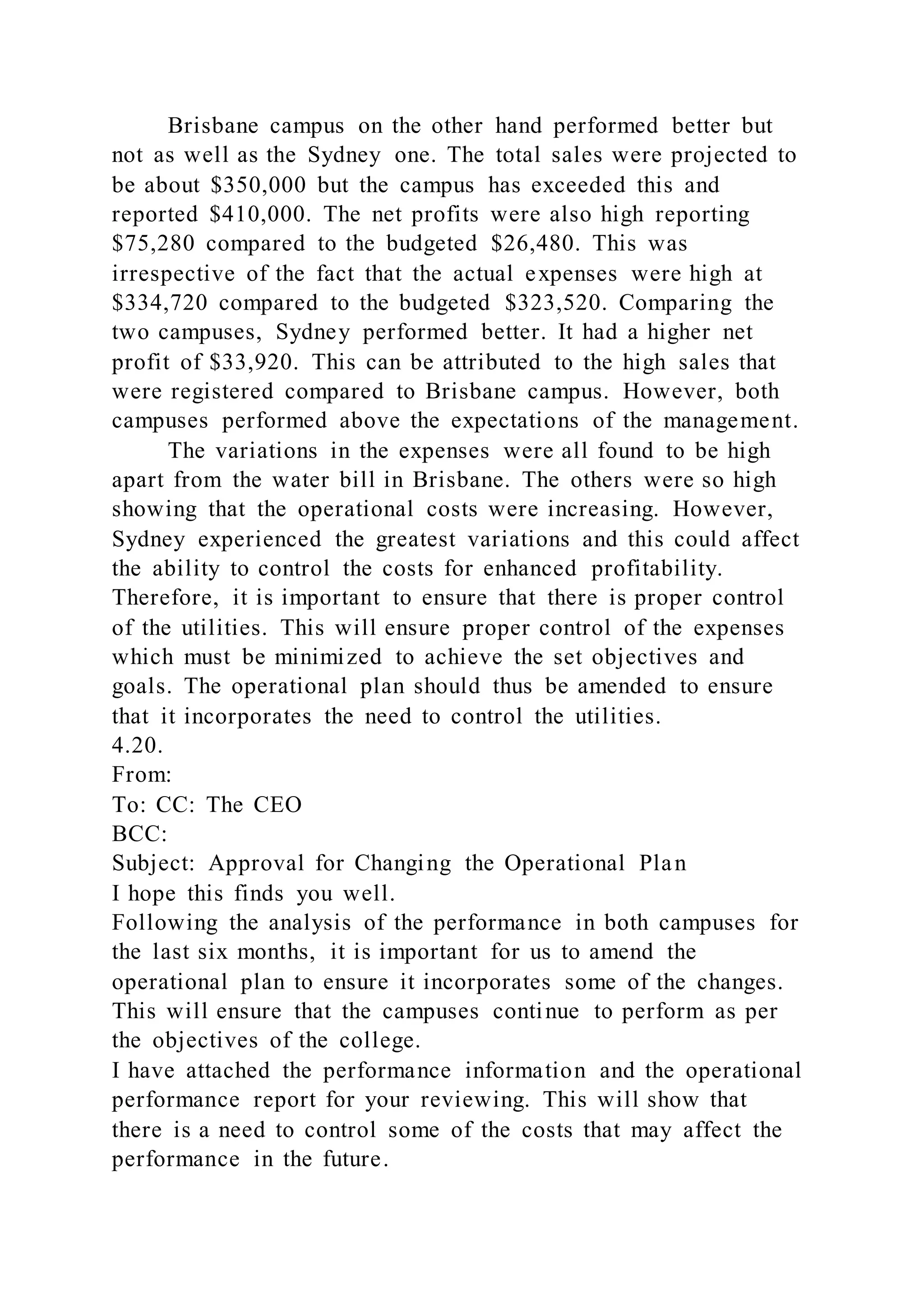 This document is Operational Performance Report Template. It | DOCX