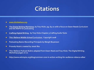 This i Believe CATE2014 presentation | PPT