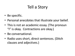 This I Believe General Presentation | PPT