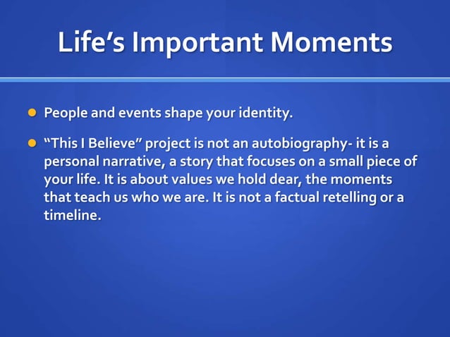 This i believe unit powerpoint | PPT