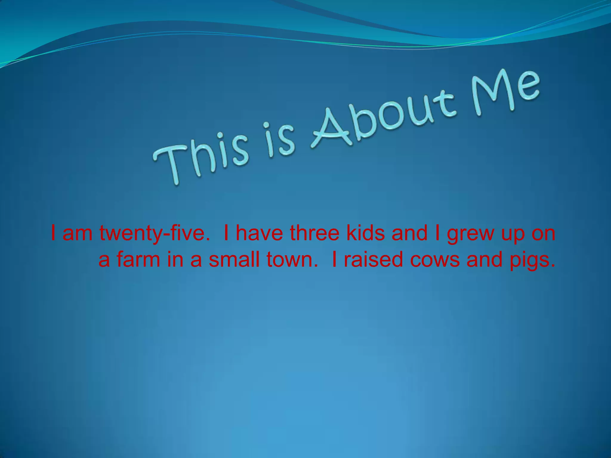 This Is About Me | PPT