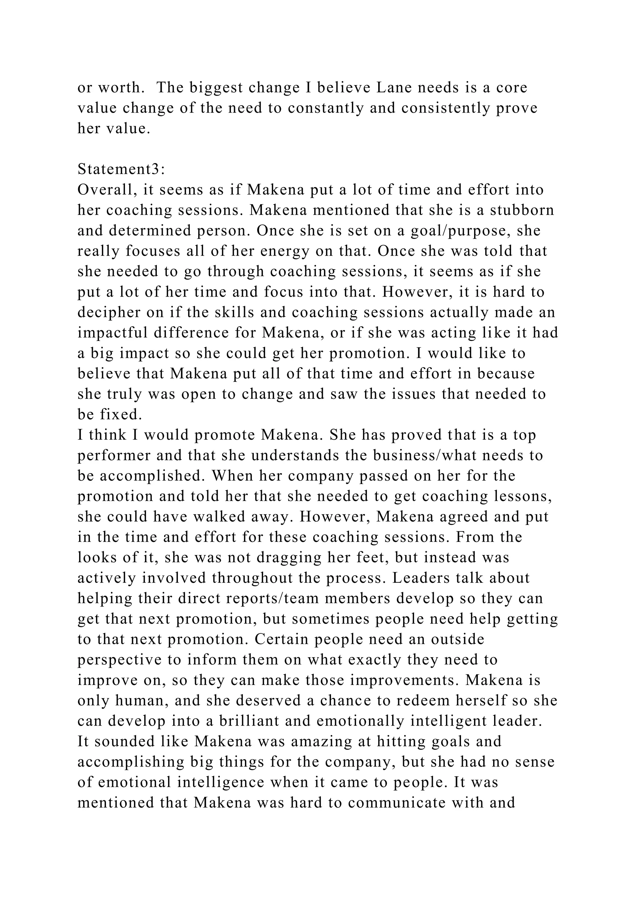 This is a follow up on the Coaching Makena Lane case you did previ.docx