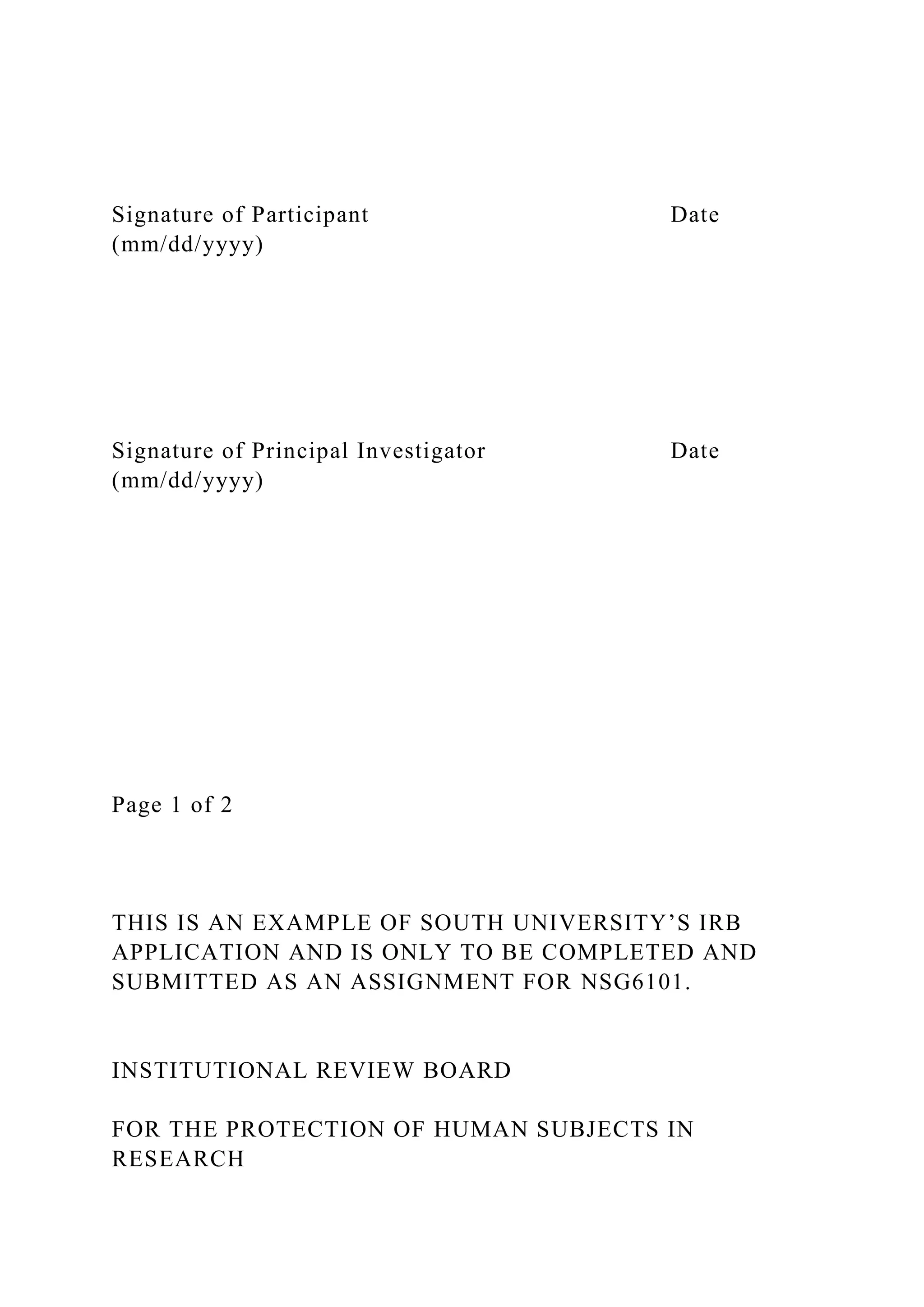 THIS IS AN EXAMPLE OF SOUTH UNIVERSITY’S INFORMED CONSENT LETTER A.docx