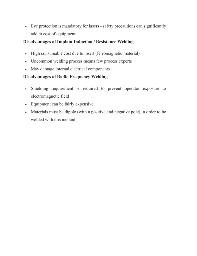 this is an soft copy report of plastic welding.pdf | Chemistry | Science